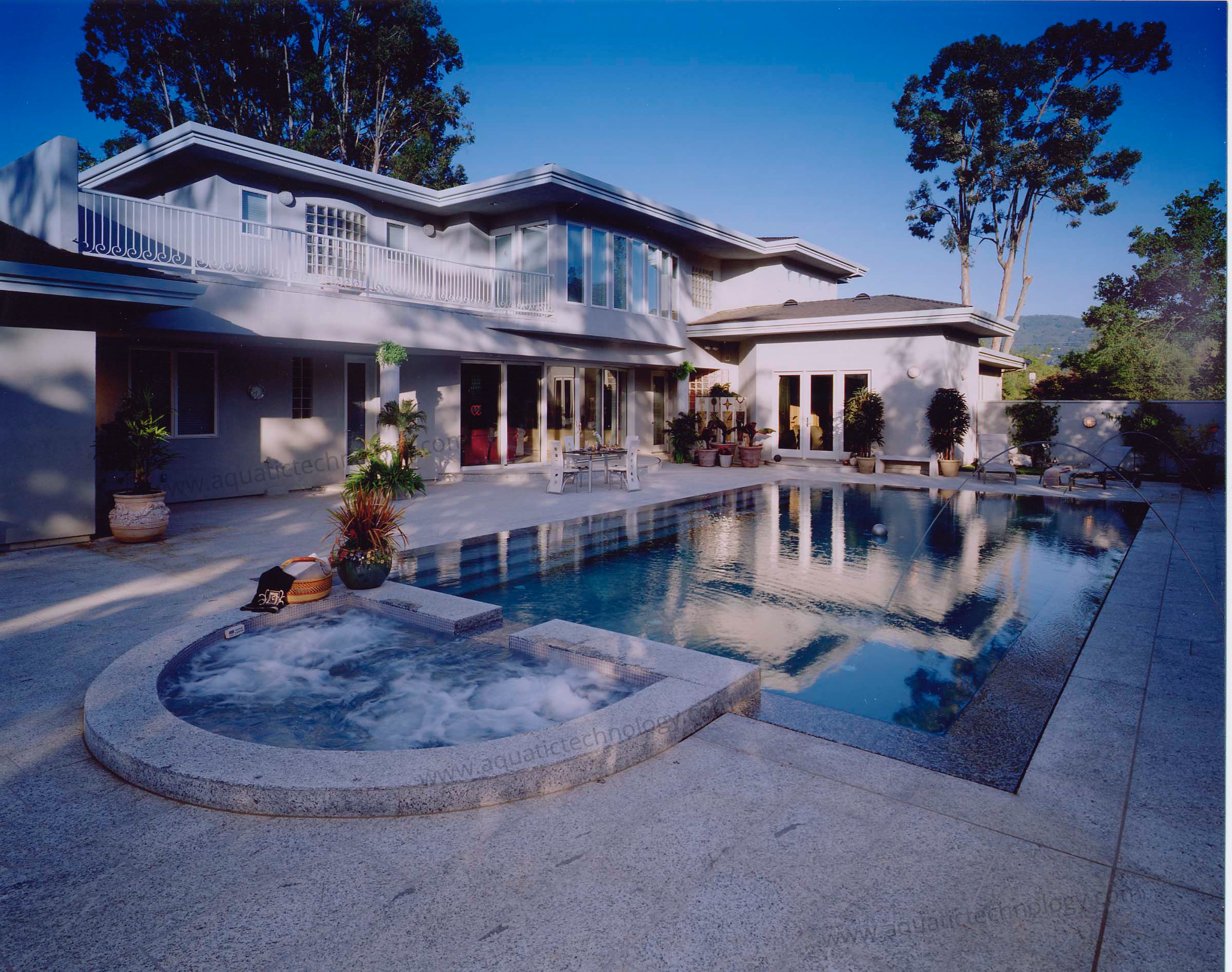 Los Gatos, CA Estate | Aquatic Technology Pool & Spa | Creating water ...